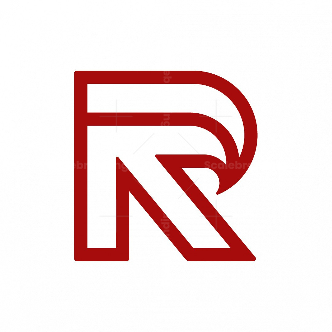 R Bird Beak Logo | Scalebranding
