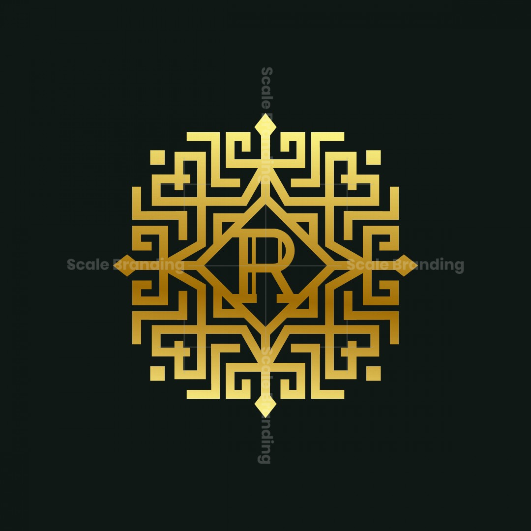 R Letter Ornament Logo | Scalebranding