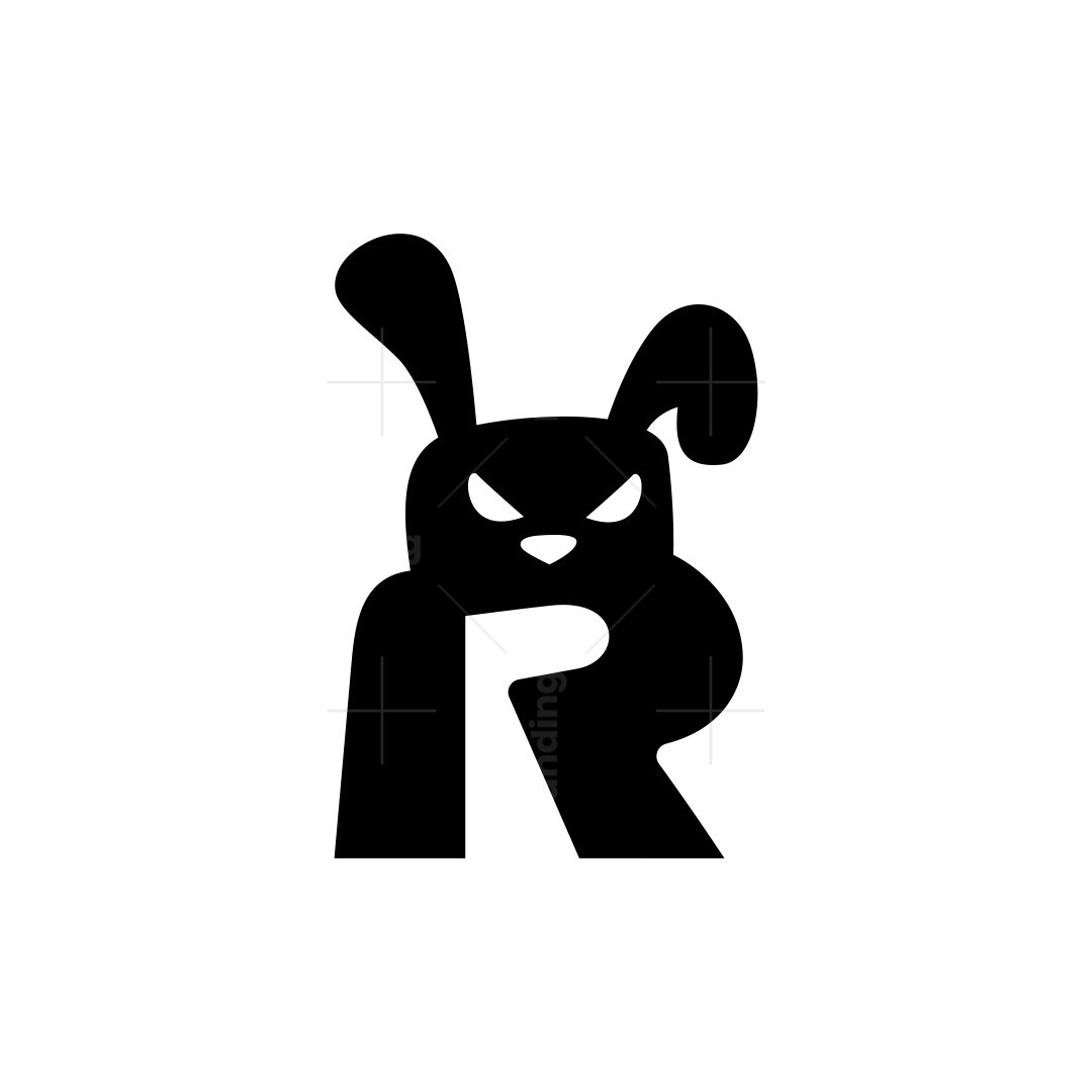 R Letter Rabbit Logo | Scalebranding