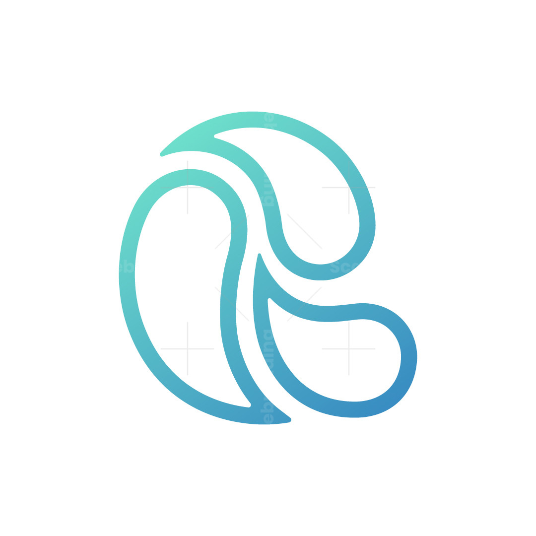 R Liquid Logo | Scalebranding