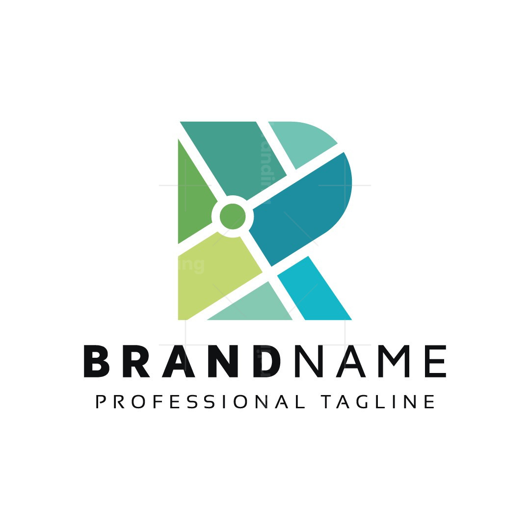 R Location Letter Logo | Scalebranding