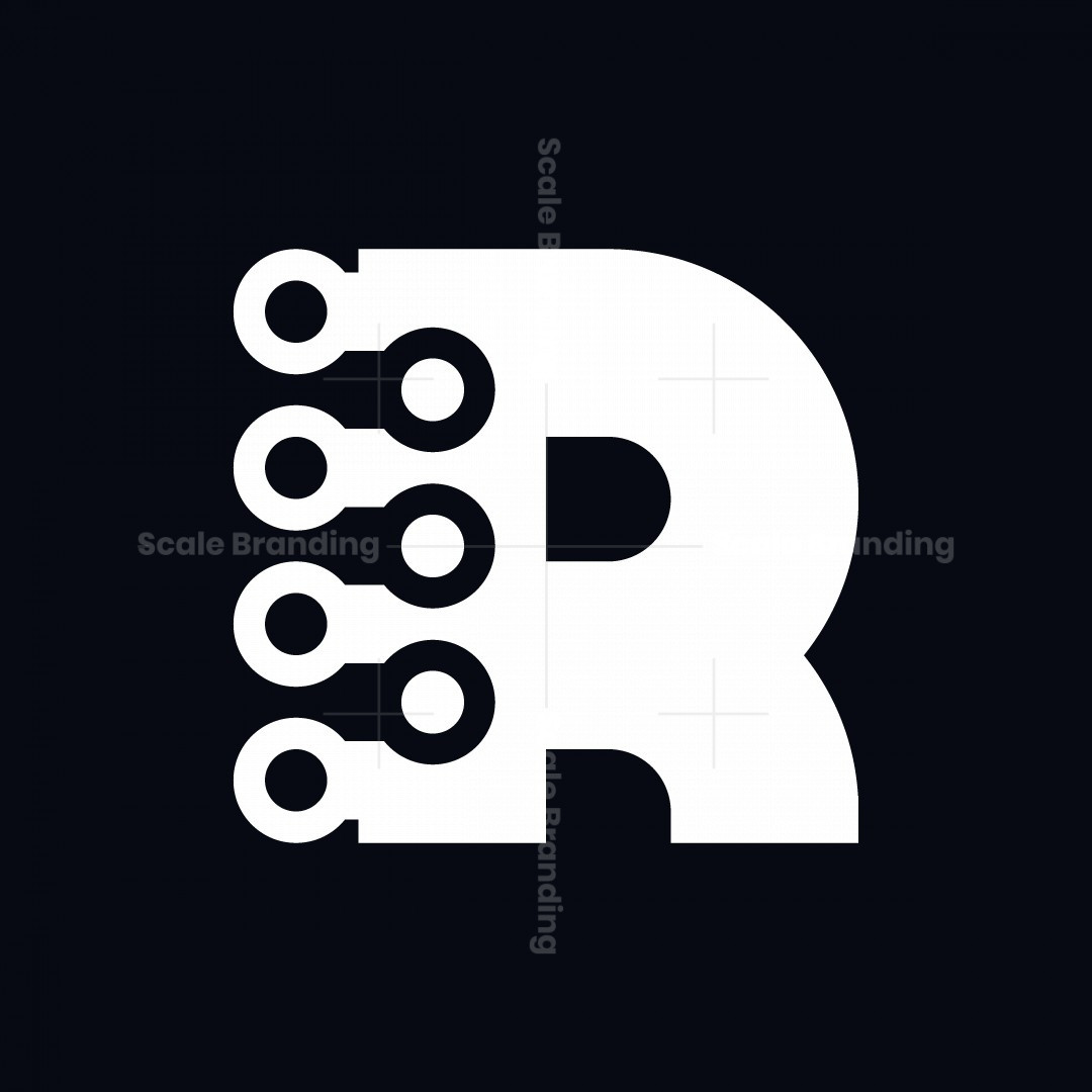 R technology logo | Scalebranding