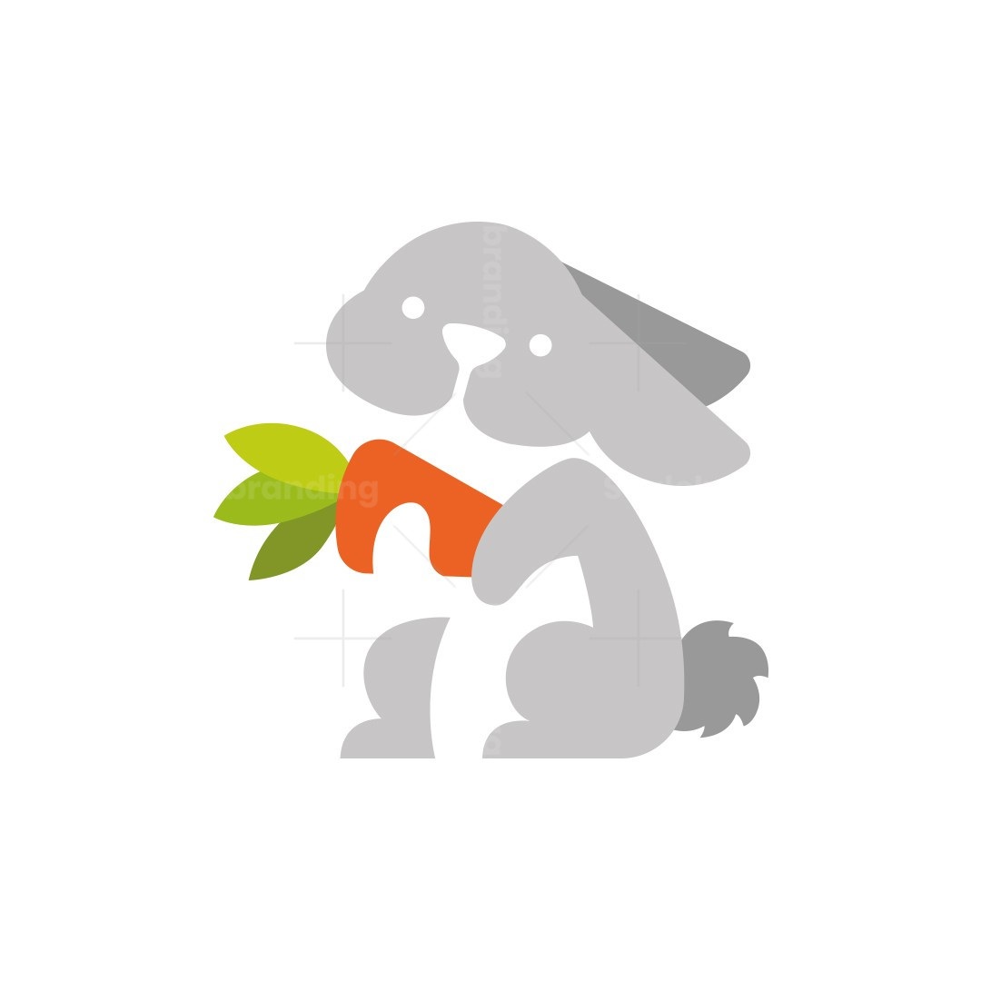 Rabbit And Carrot Logo | Scalebranding