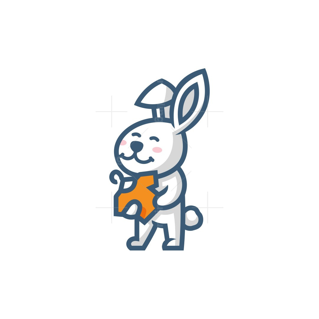 Rabbit And Tshirt Logo | Scalebranding