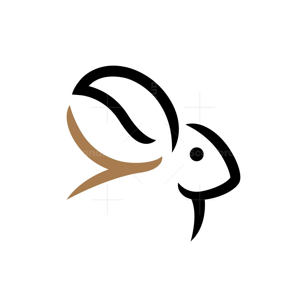 Rabbit Caffe Logo Coffee Bunny Logo | Scalebranding
