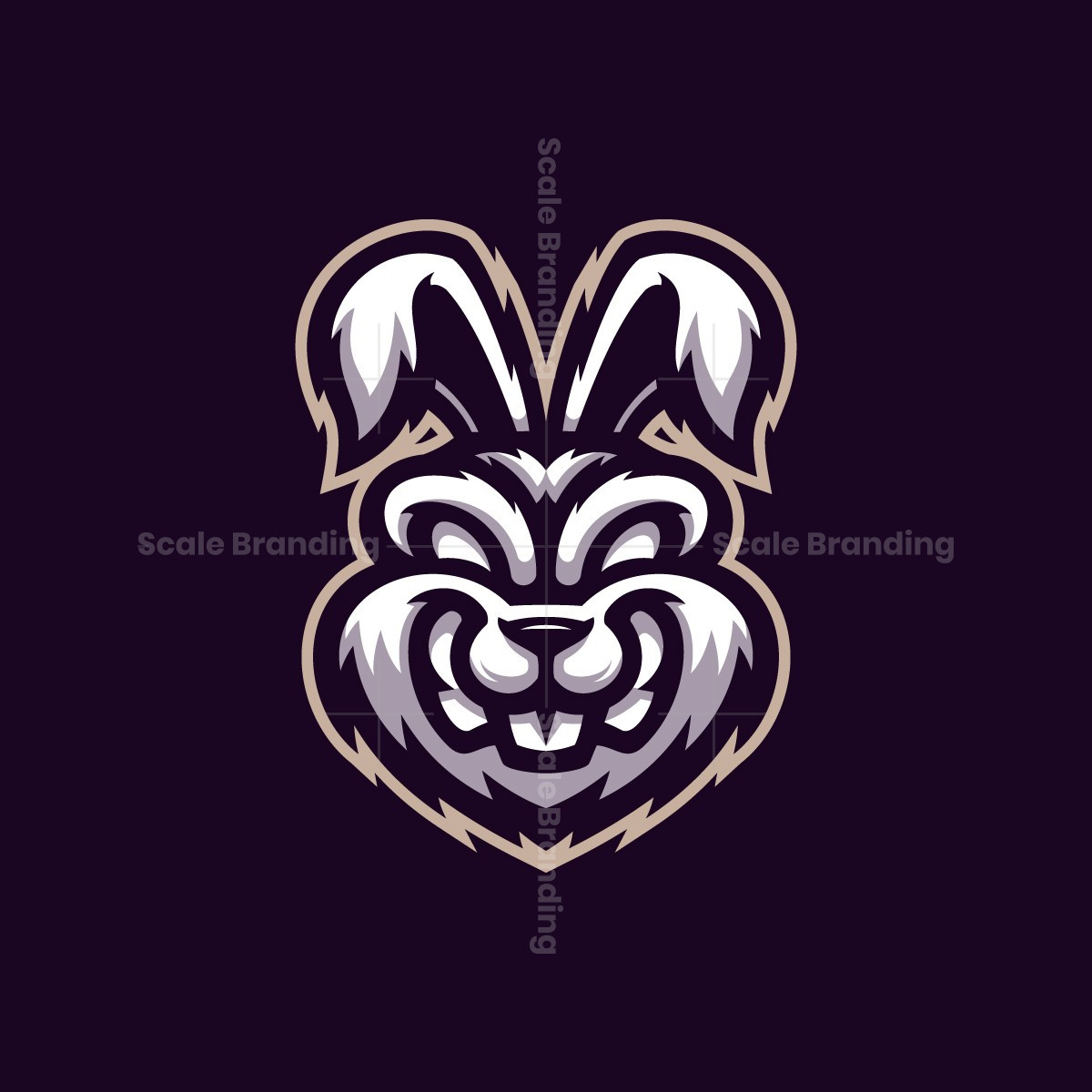 Rabid Rabbit Esports Gaming Mascot Logo Design | Scalebranding
