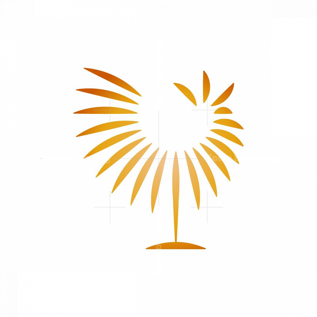 Radial Golden Rooster Logo | Scalebranding