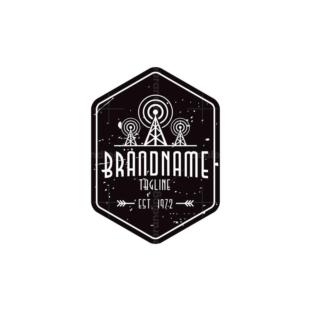 Radio Station Emblem Logo | Scalebranding