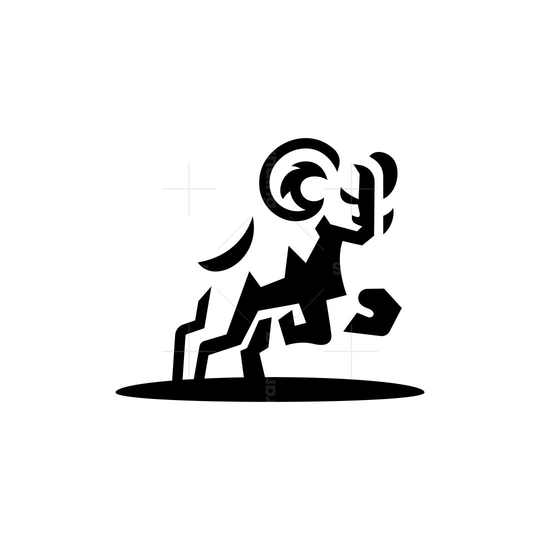 Ram Attack Logo Goat Logo | Scalebranding