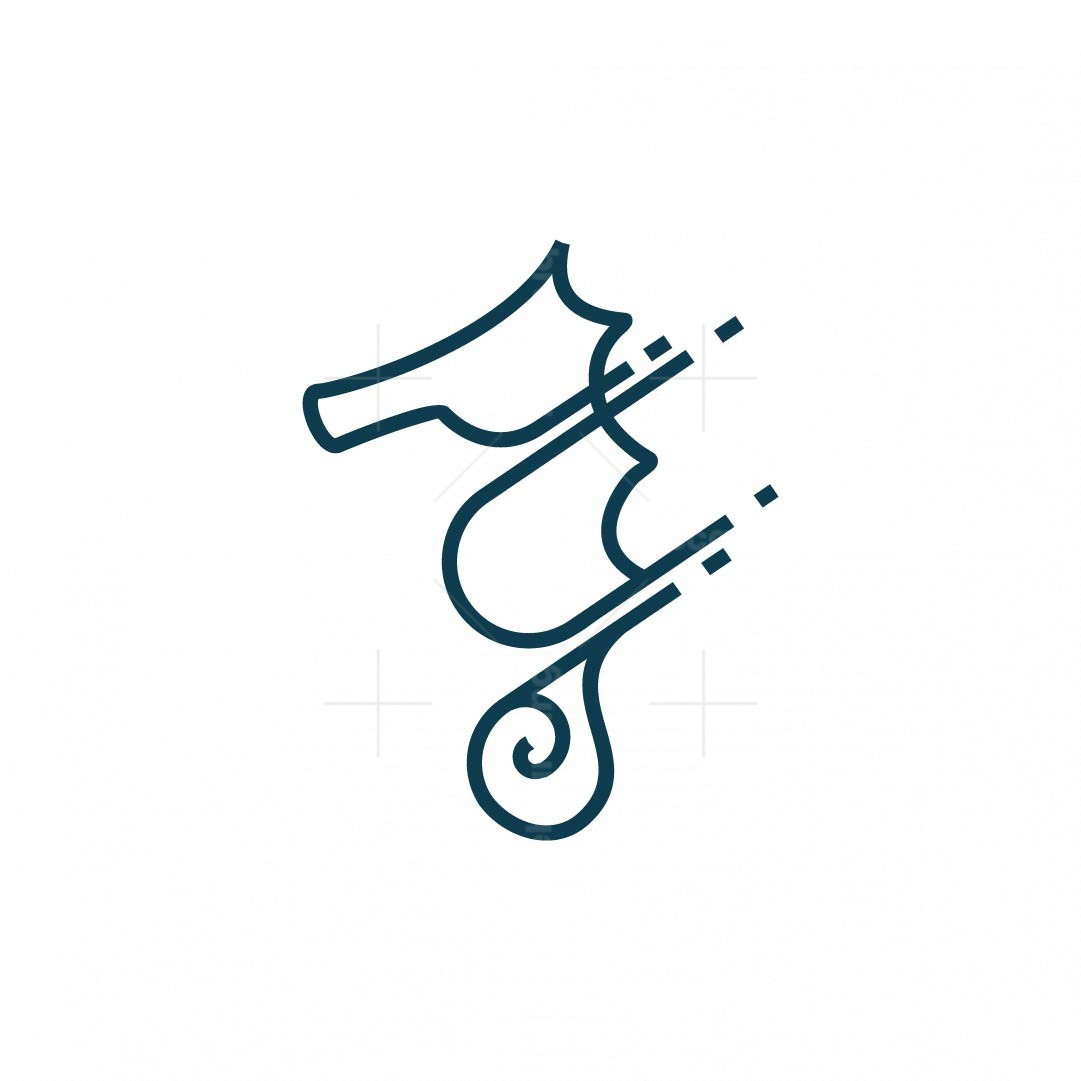 Ravel Seahorse Logo | Scalebranding