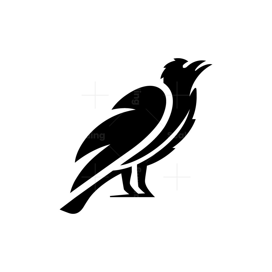 Dark Crow Logo Exclusive Logo 81777, Crow Logo