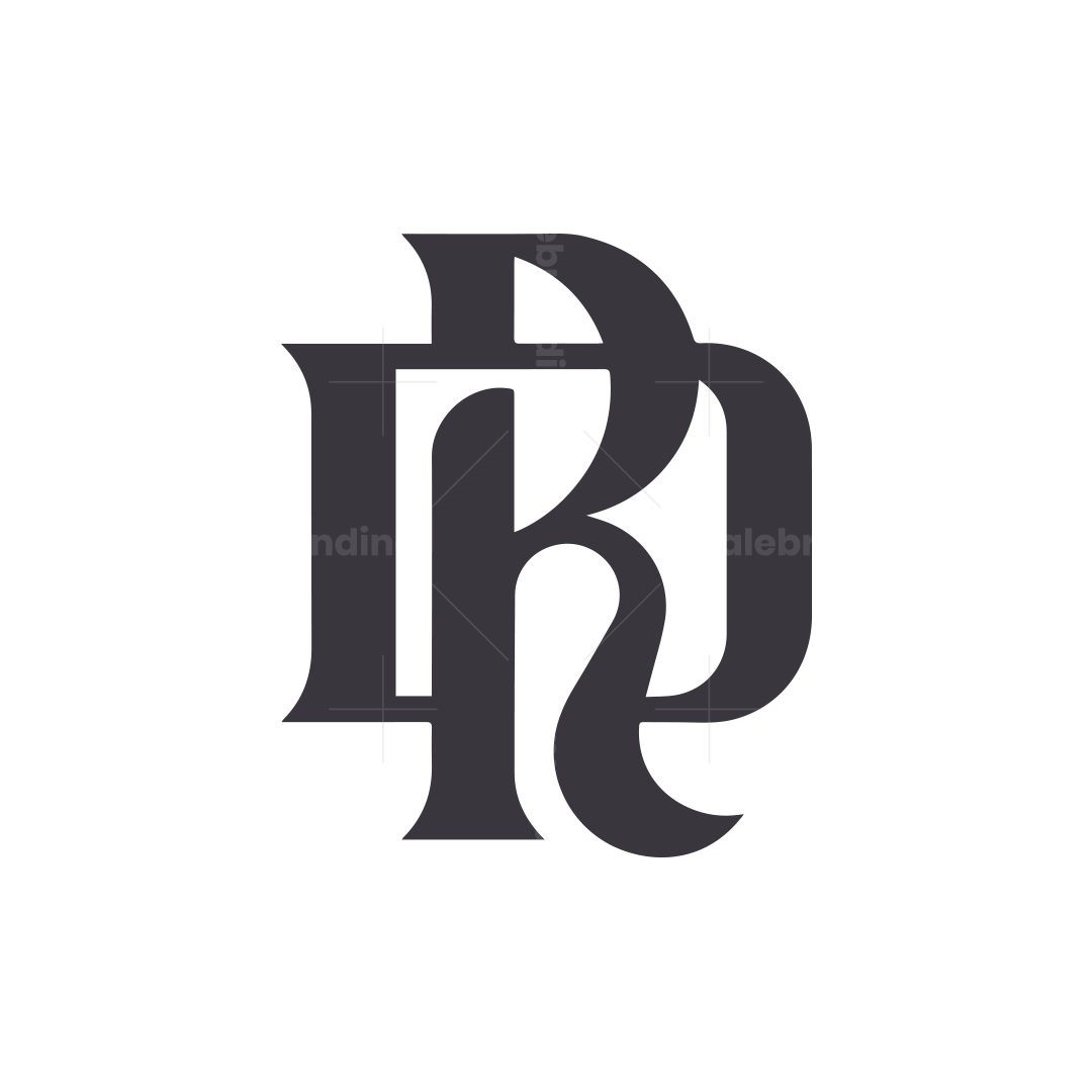 RD DR R D monogram typography logo | Scalebranding