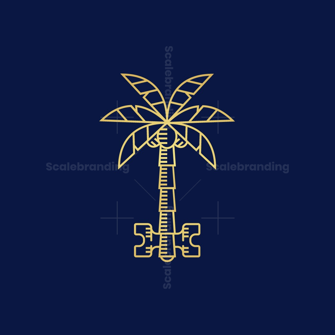 Realty Palm Key Beach Resort Luxury Logo | Scalebranding