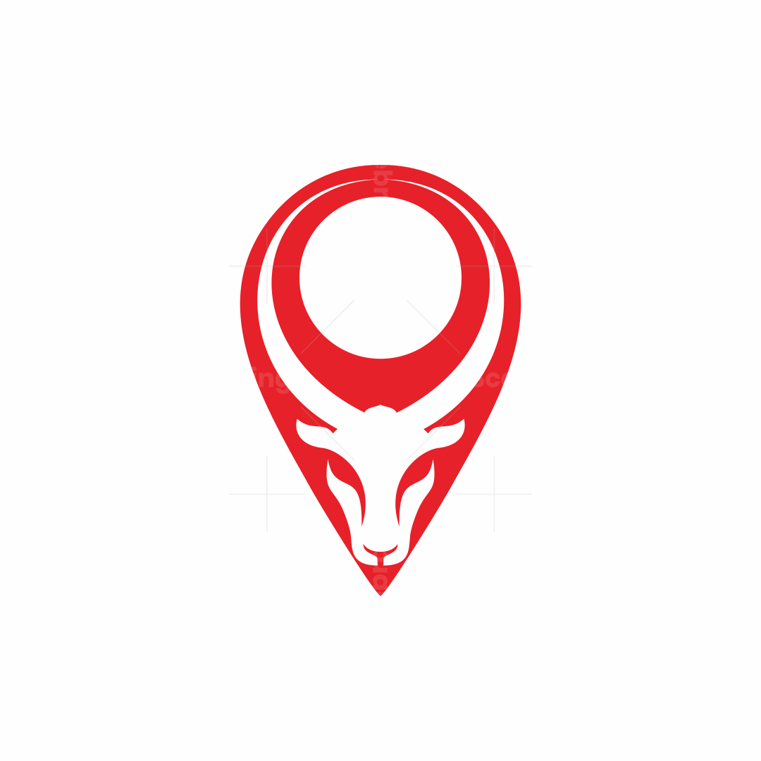 Pin Goat Head Logo Design | Scalebranding