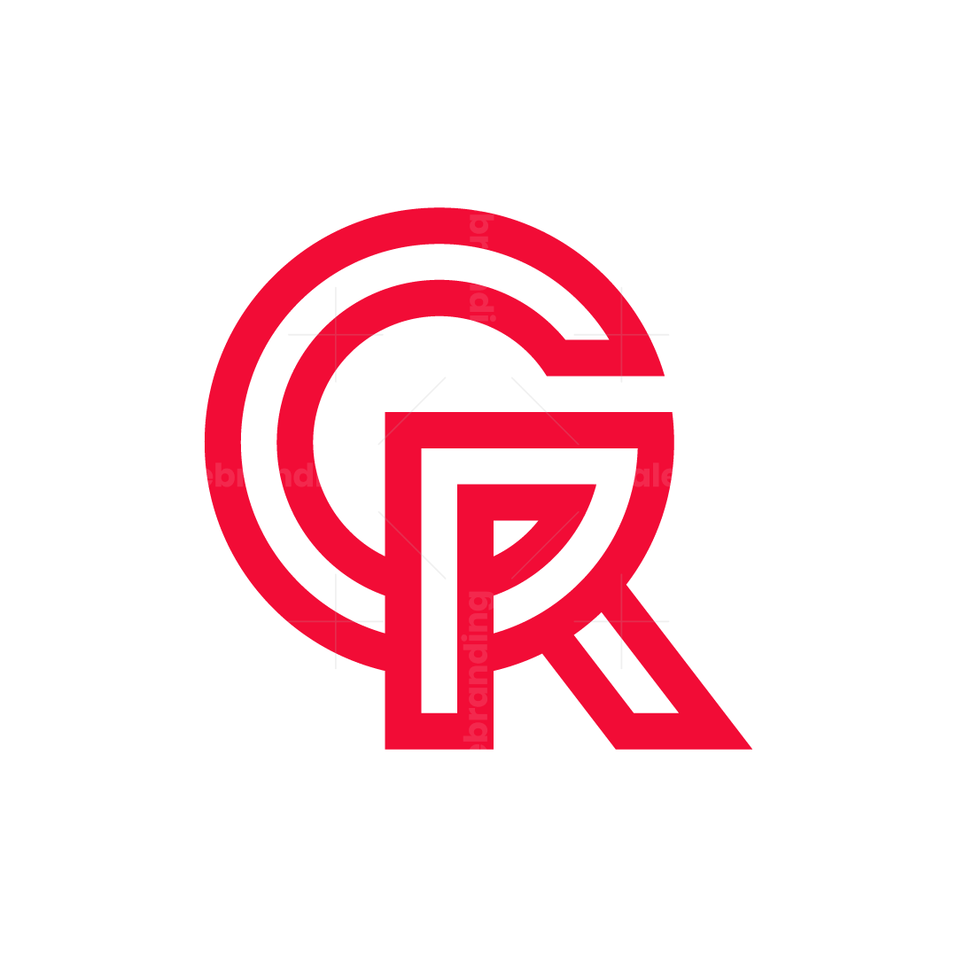 Letters GR or RG Monogram Logo | Scalebranding
