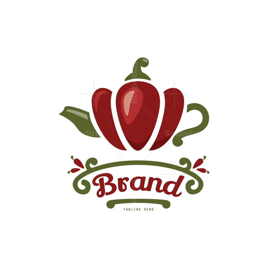 Red Pepper Tea Logo | Scalebranding