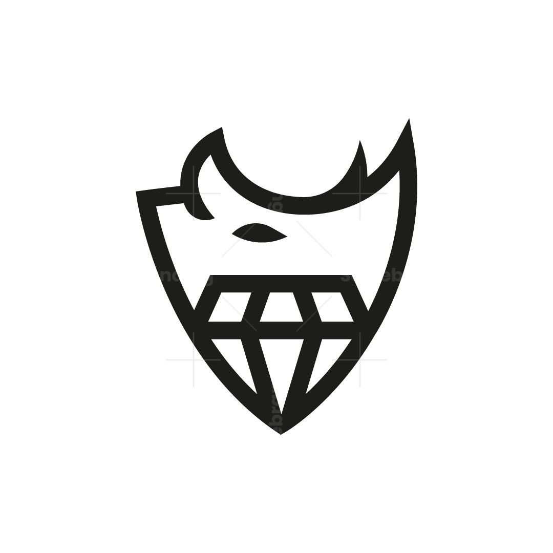 Rhino Head Diamond Logo | Scalebranding