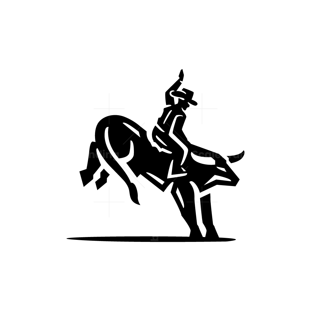Riding Bull Logo Bull Rider Logo | Scalebranding
