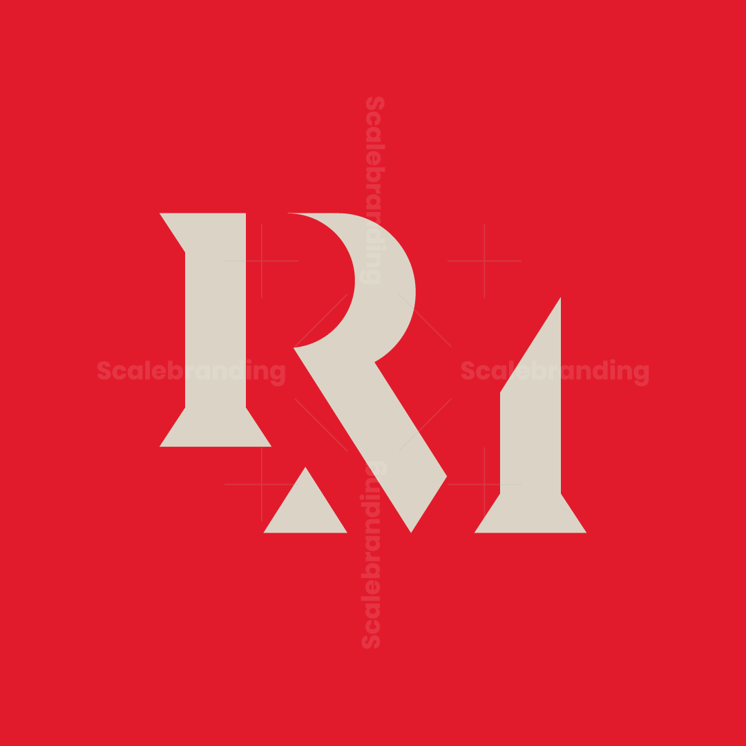 RM or MR Monogram Logo | Scalebranding