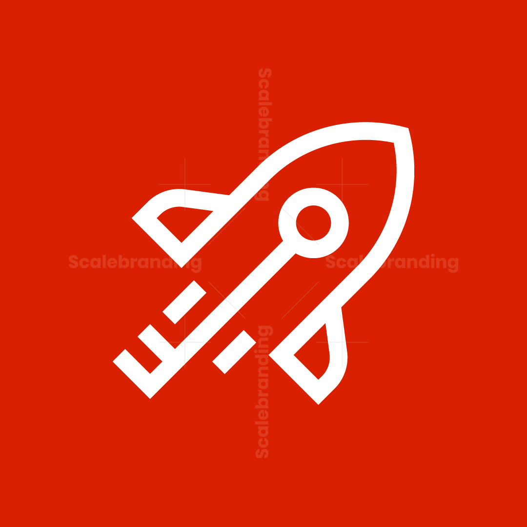 Rocket Key Simple Modern Logo | Scalebranding