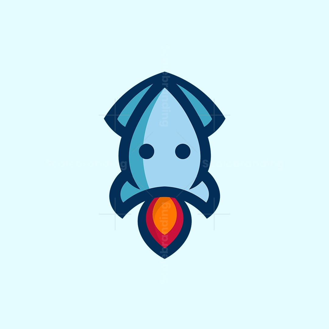 Rocket Squid Logo | Scalebranding