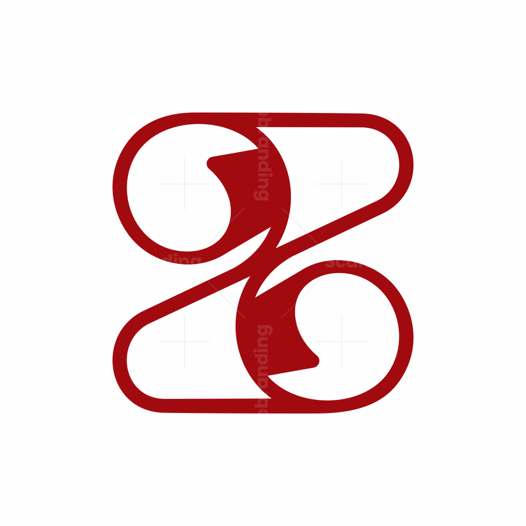 Letter S or Z Paper logo | Scalebranding