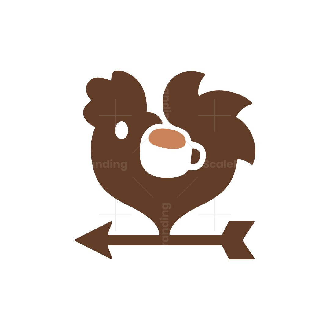 Rooster Coffee Cafe Logo | Scalebranding