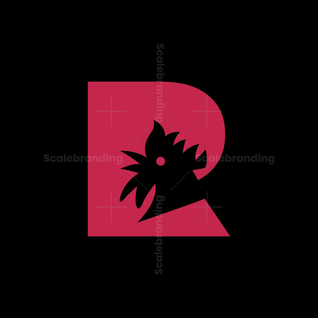Rooster Logo Head Logo + Letter R logo | Scalebranding