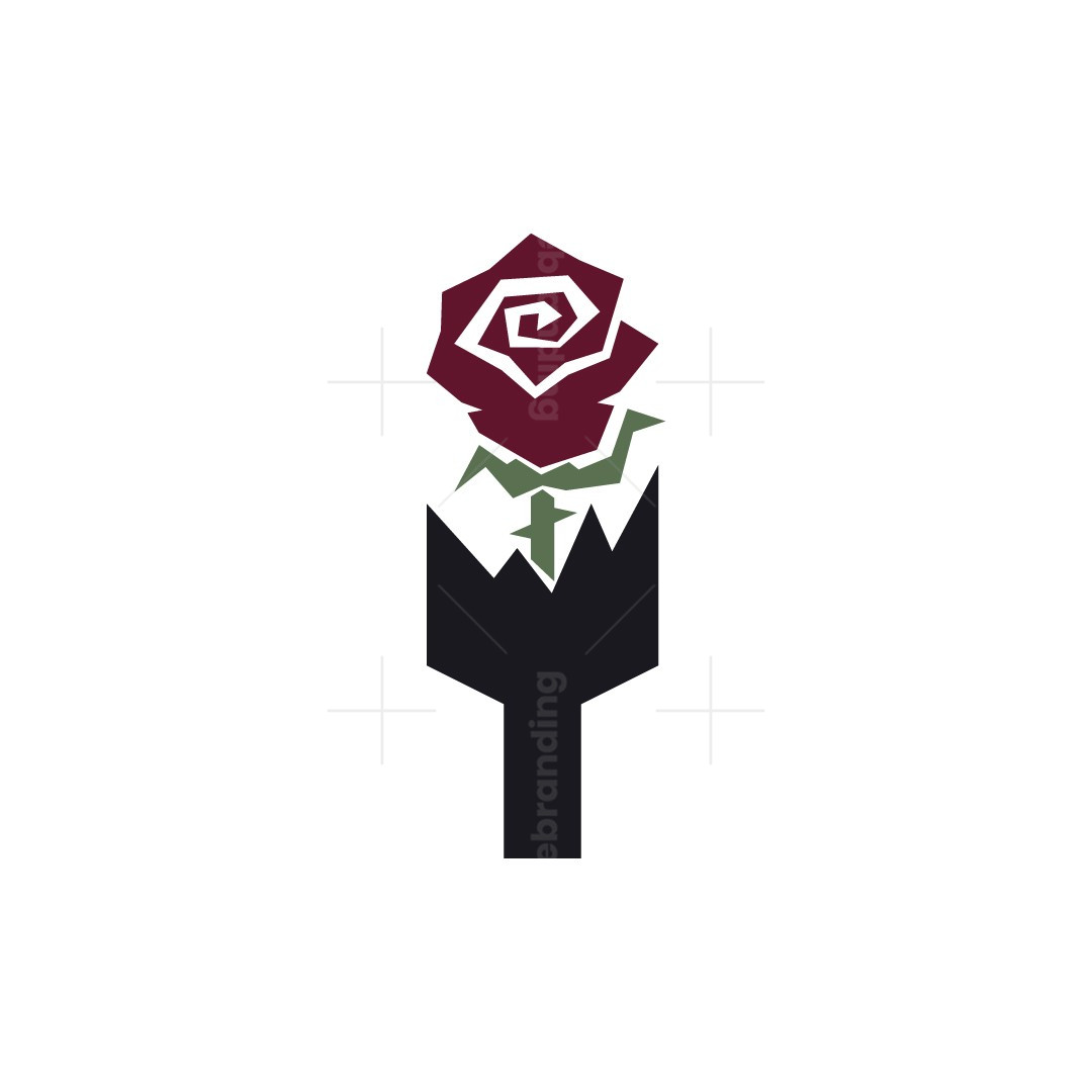 Rose And Bottle Logo | Scalebranding