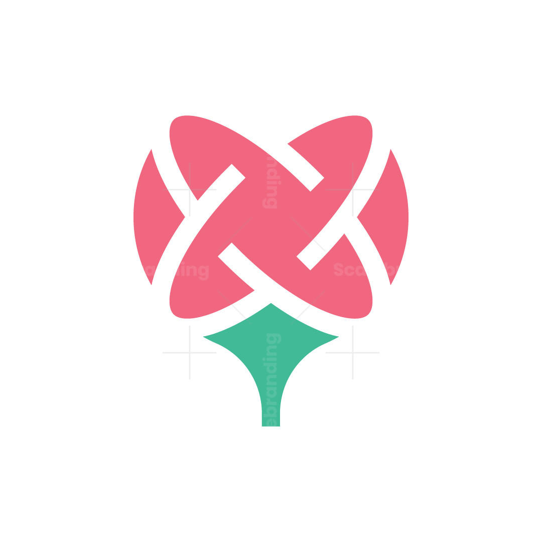 Rose Molecule Logo | Scalebranding