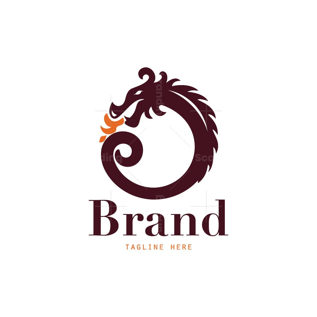 Chinese Dragon Logo Design