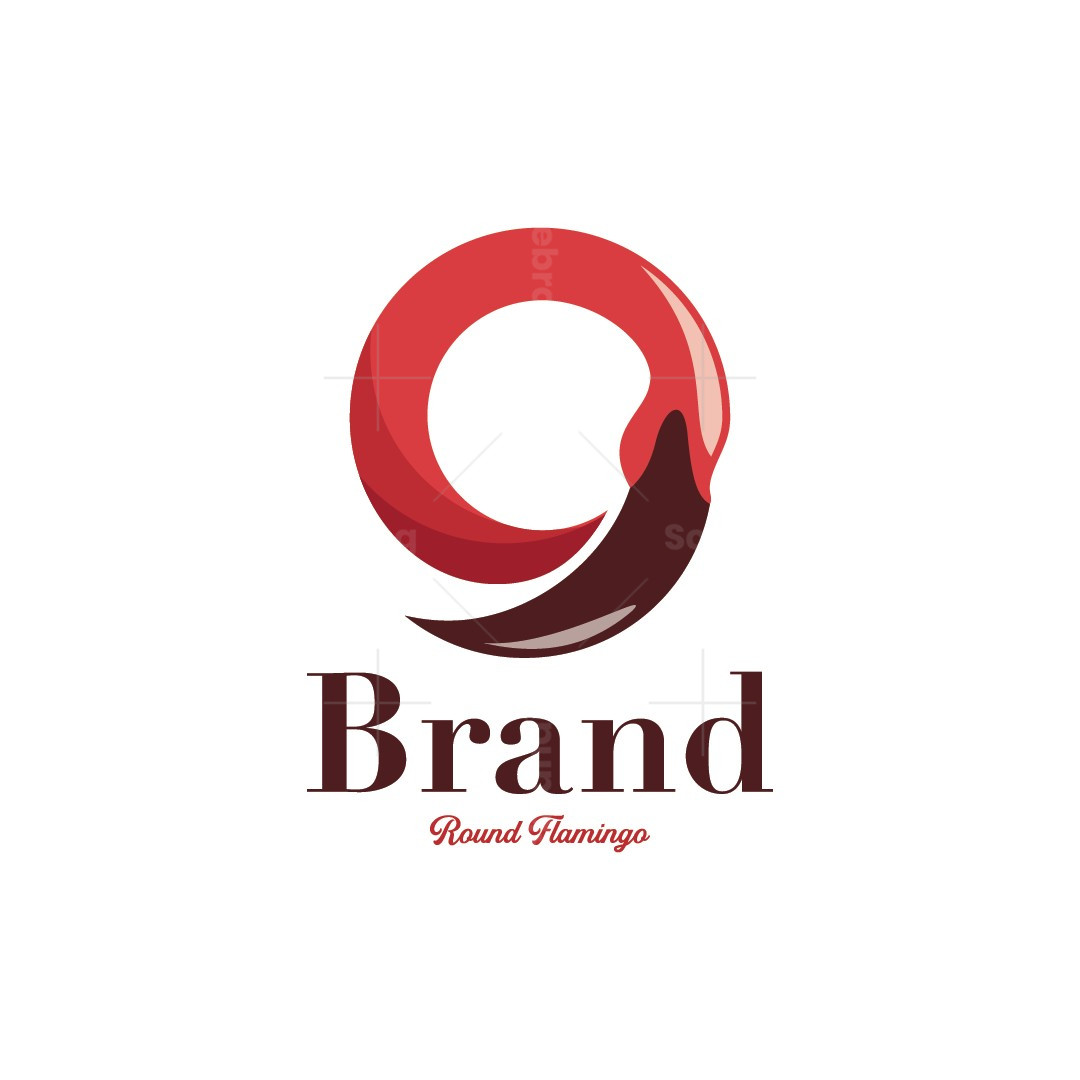 Round Flamingo Logo | Scalebranding