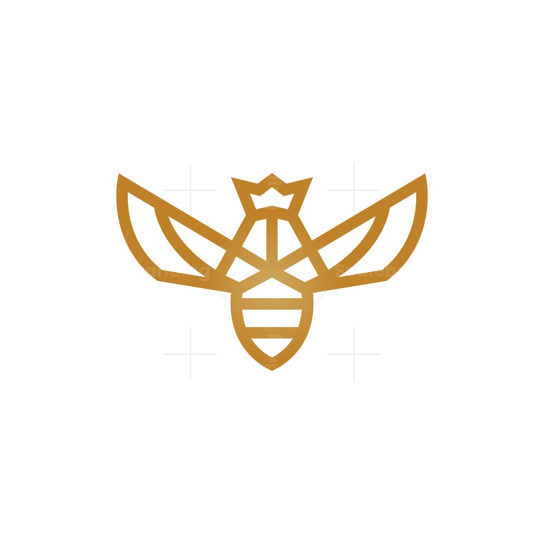 Royal Bee Logo Bee Queen Logo Queen Bee Logo | Scalebranding