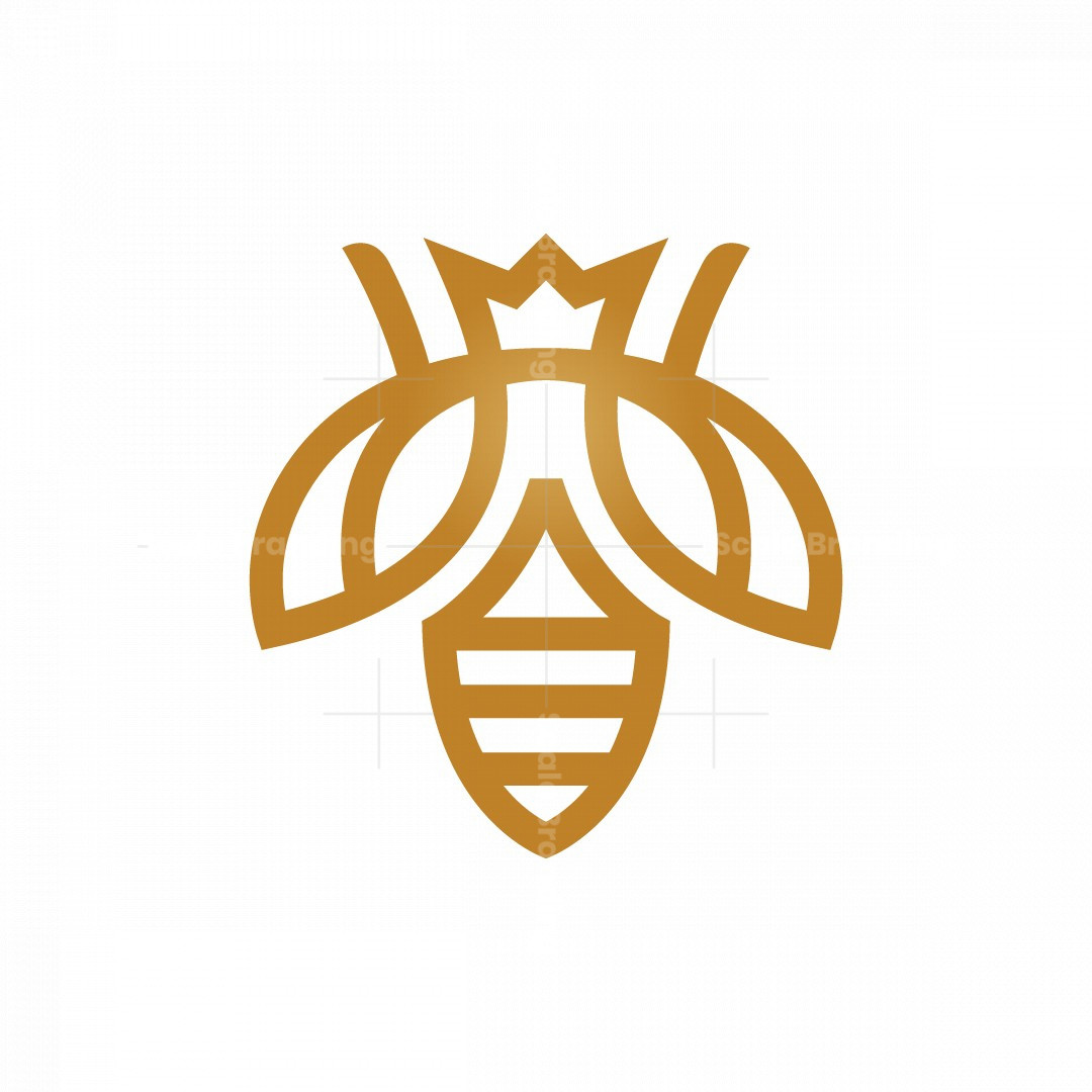 Royal Bee Logo Queen Bee Logo | Scalebranding