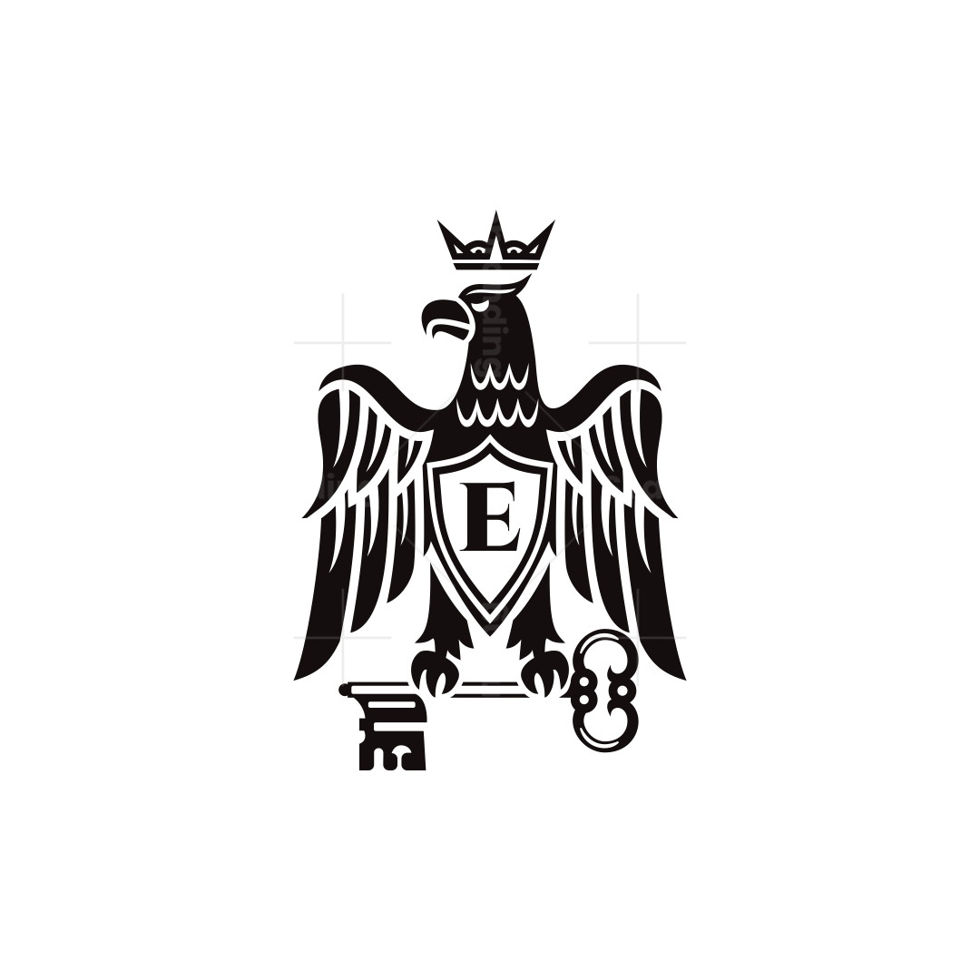 Royal Eagle with Key Logo | Scalebranding