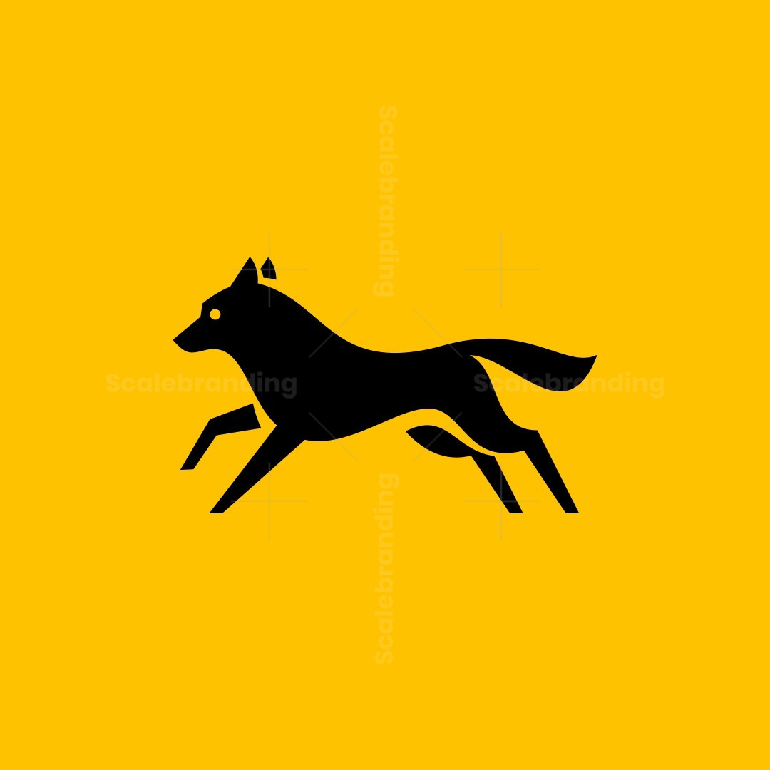 Running Wolf Logo | Scalebranding