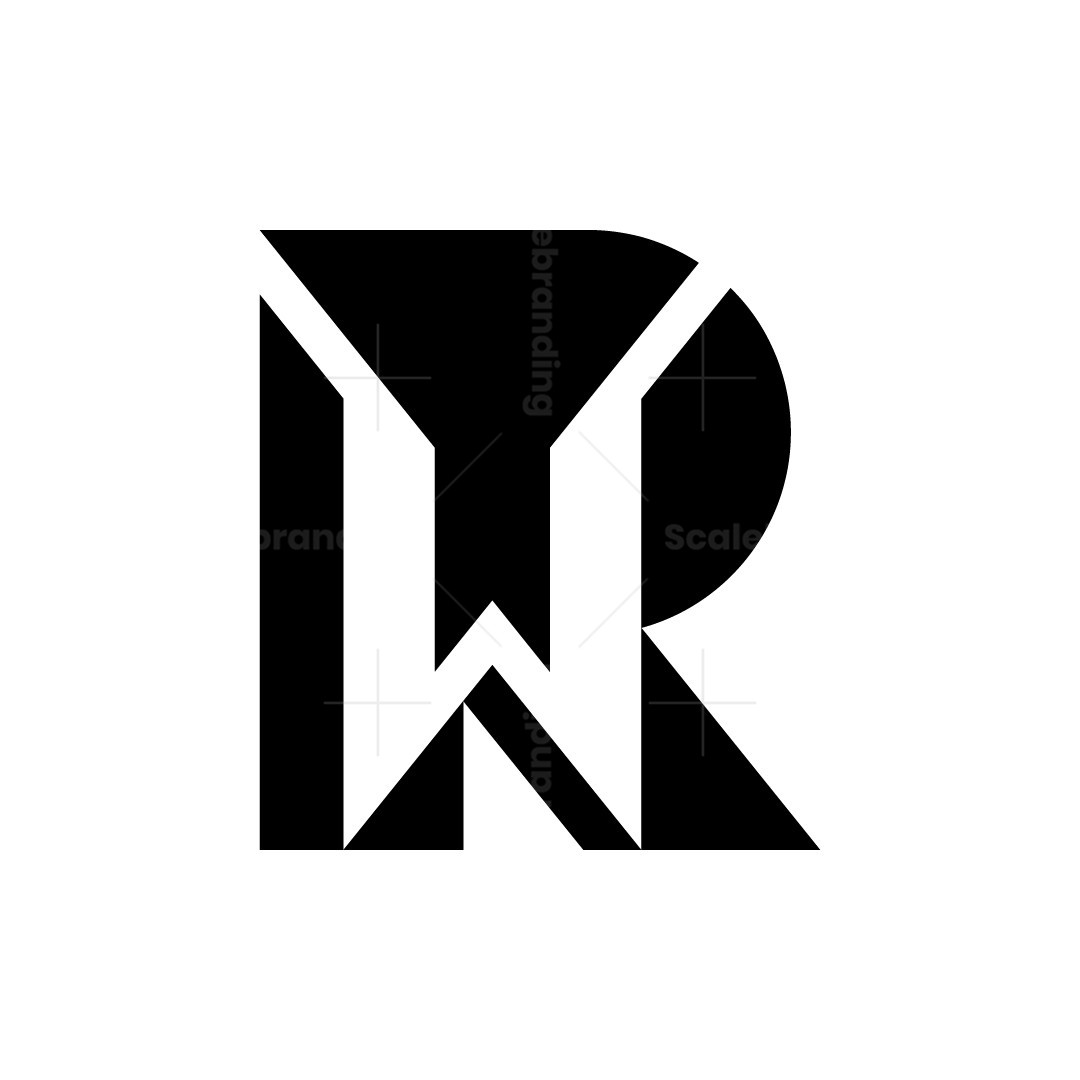 RW or WR Monogram Logo | Scalebranding