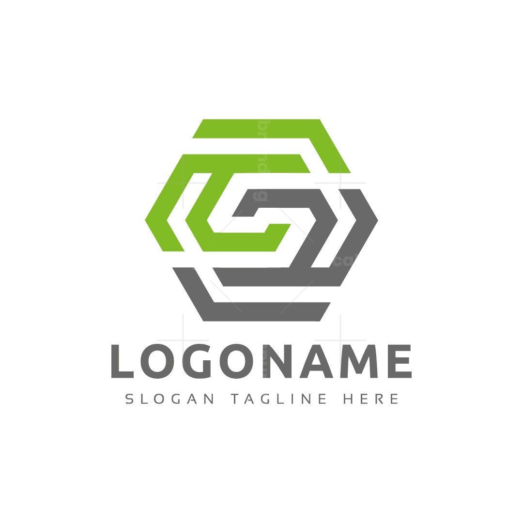 S Letter Hexagon Logo | Scalebranding