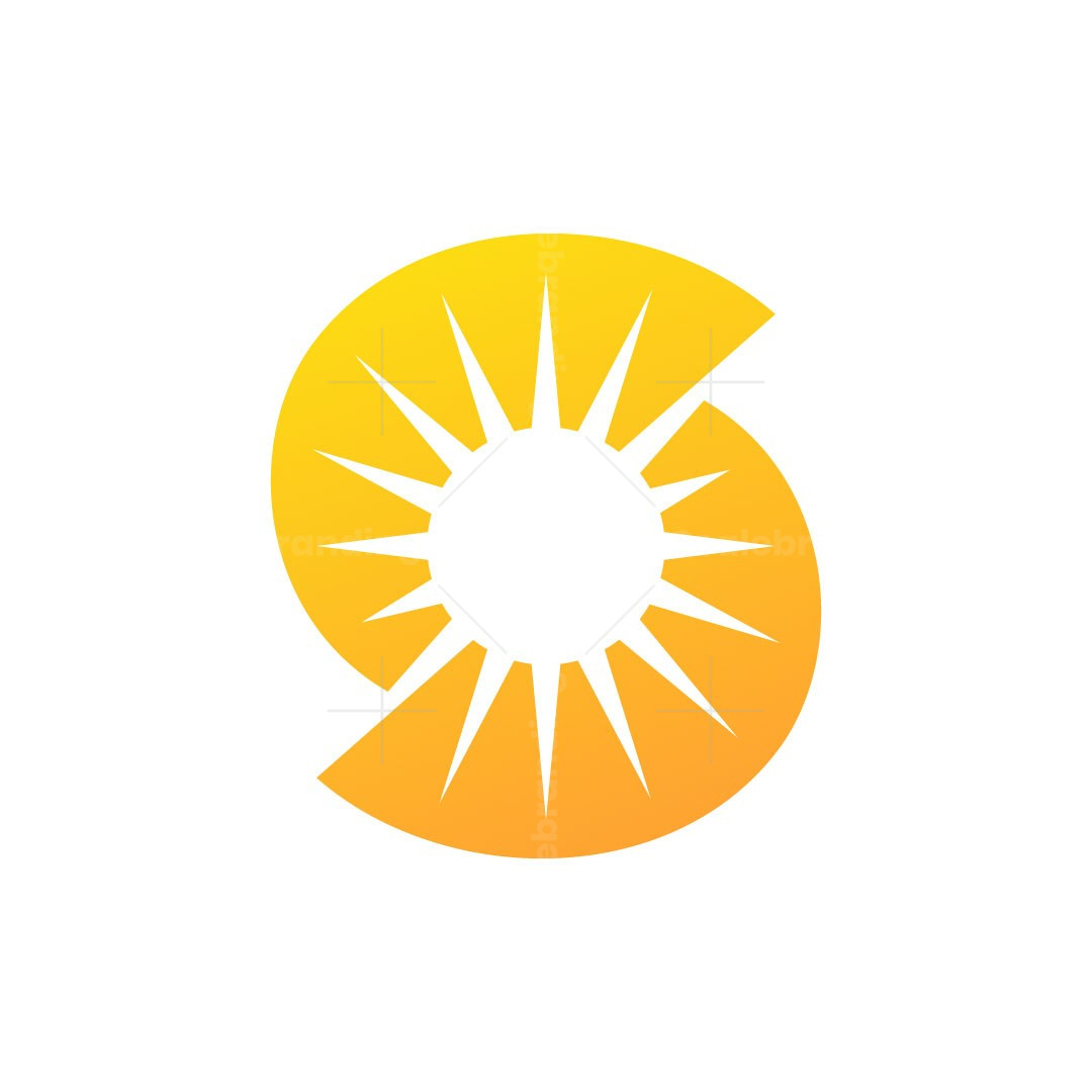 S Letter Sun Logo | Scalebranding