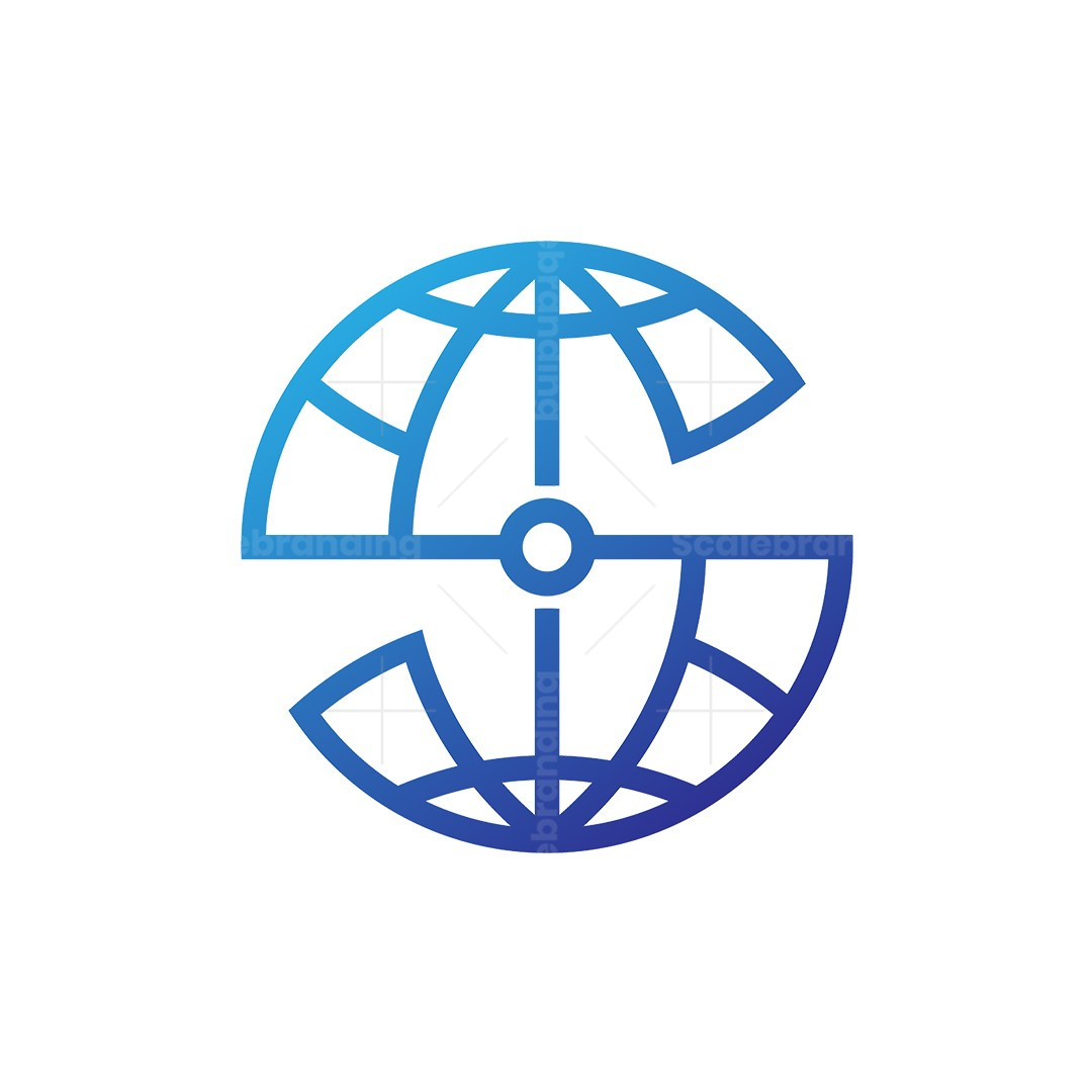 S Tech Globe Logo | Scalebranding
