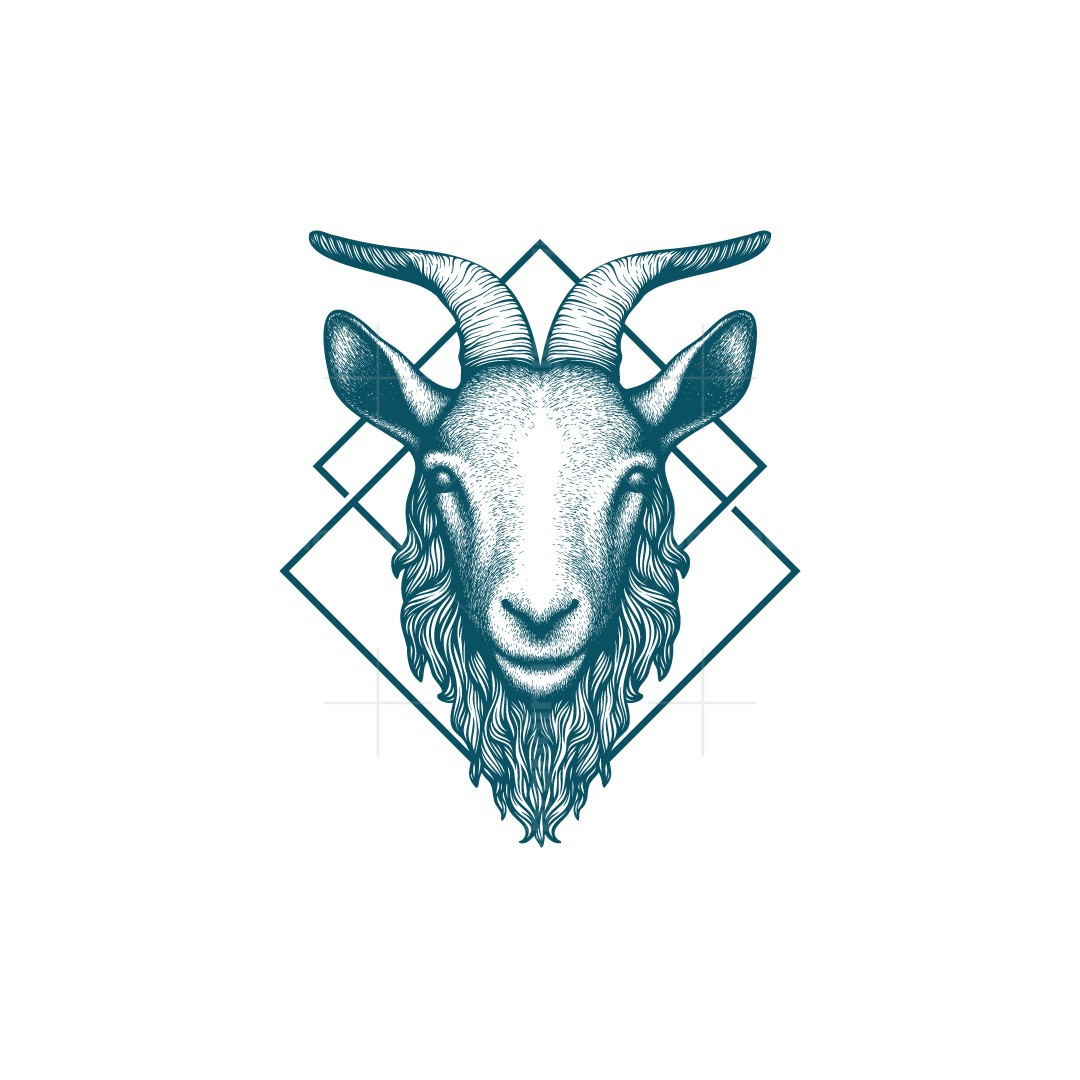 Sacred Goat Head Geometry Logo | Scalebranding
