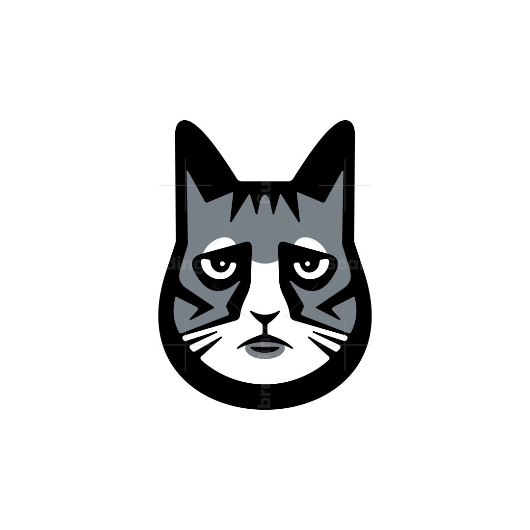Sad Cat Logo | Scalebranding