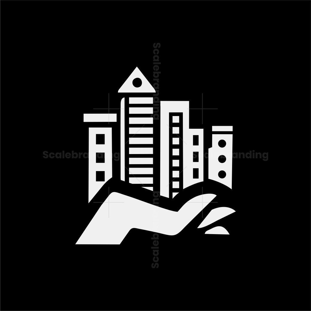 Safe City Construction Hand Logo | Scalebranding
