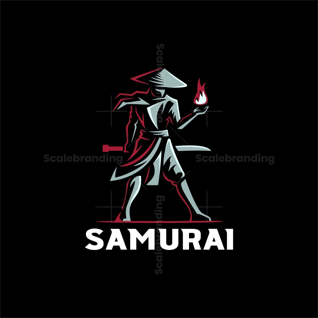 Samurai Fire Warrior Logo | Scalebranding