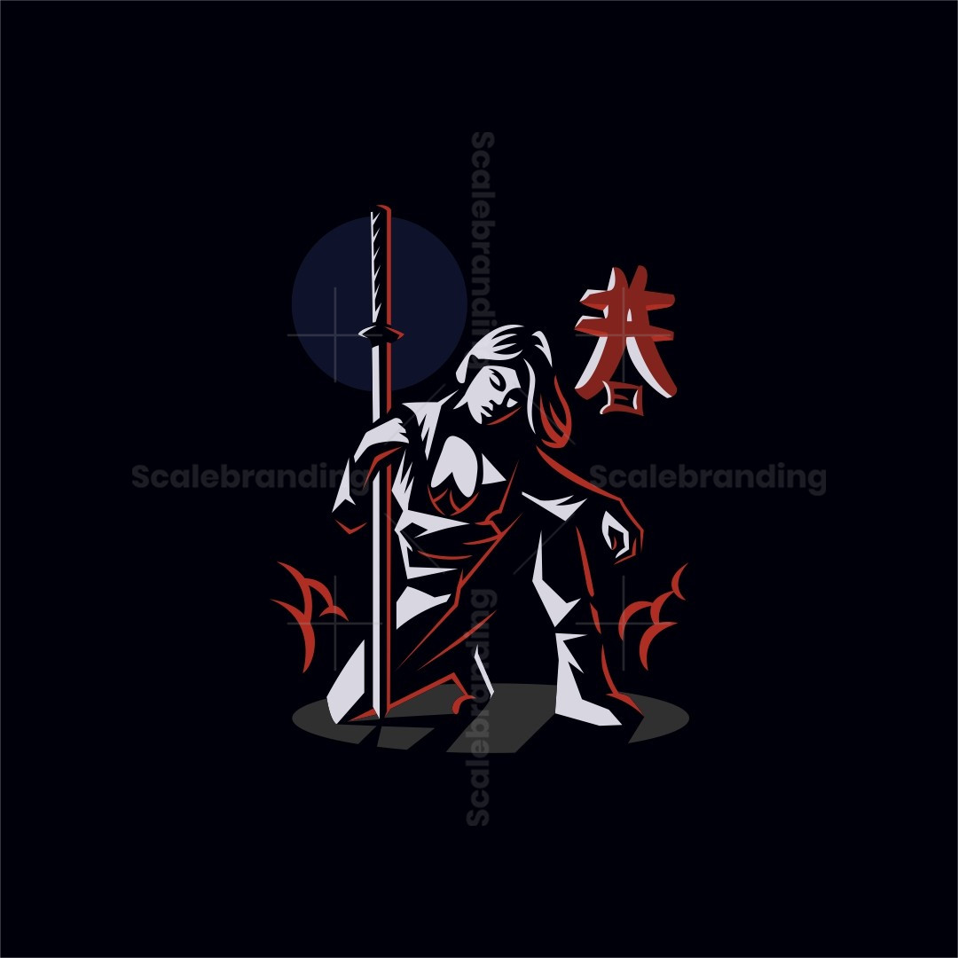 Samurai Girl Logo | Scalebranding