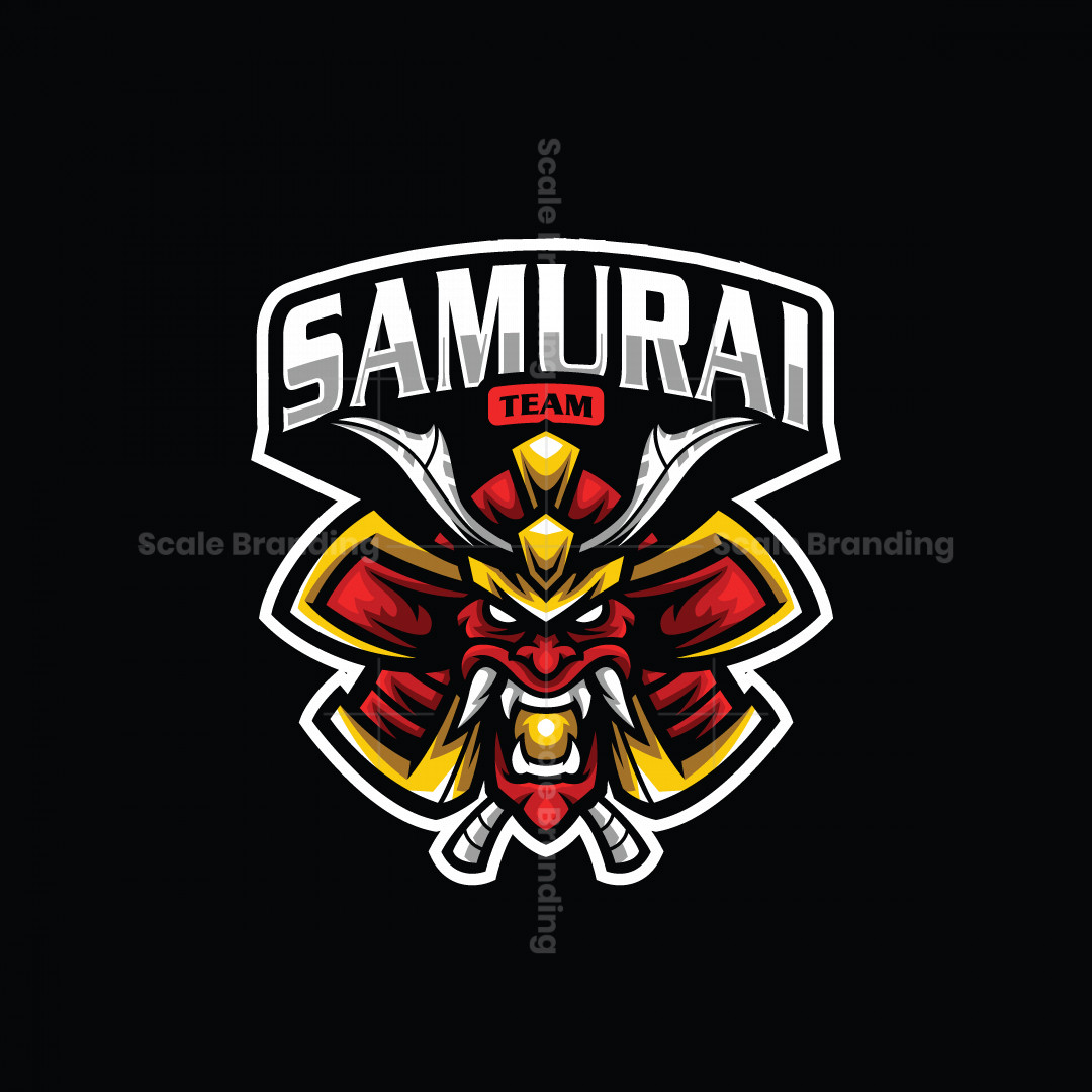 Samurai Team Mascot Logo | Scalebranding