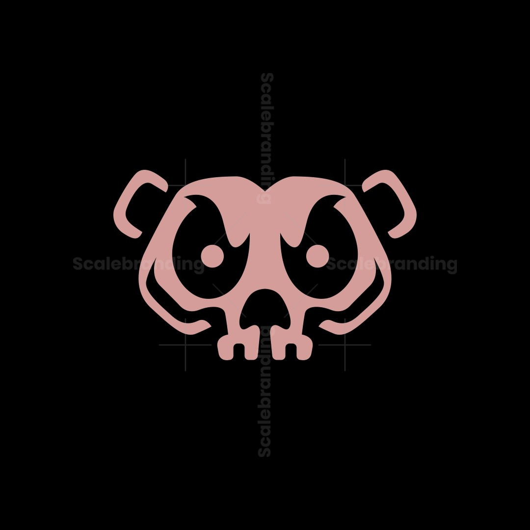 Scary Skull panda logo | Scalebranding