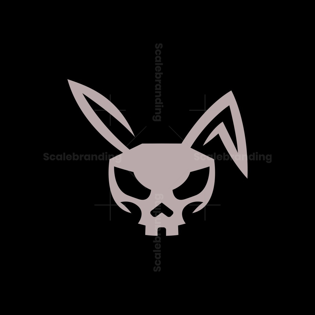 Scary Skull Rabbit logo | Scalebranding