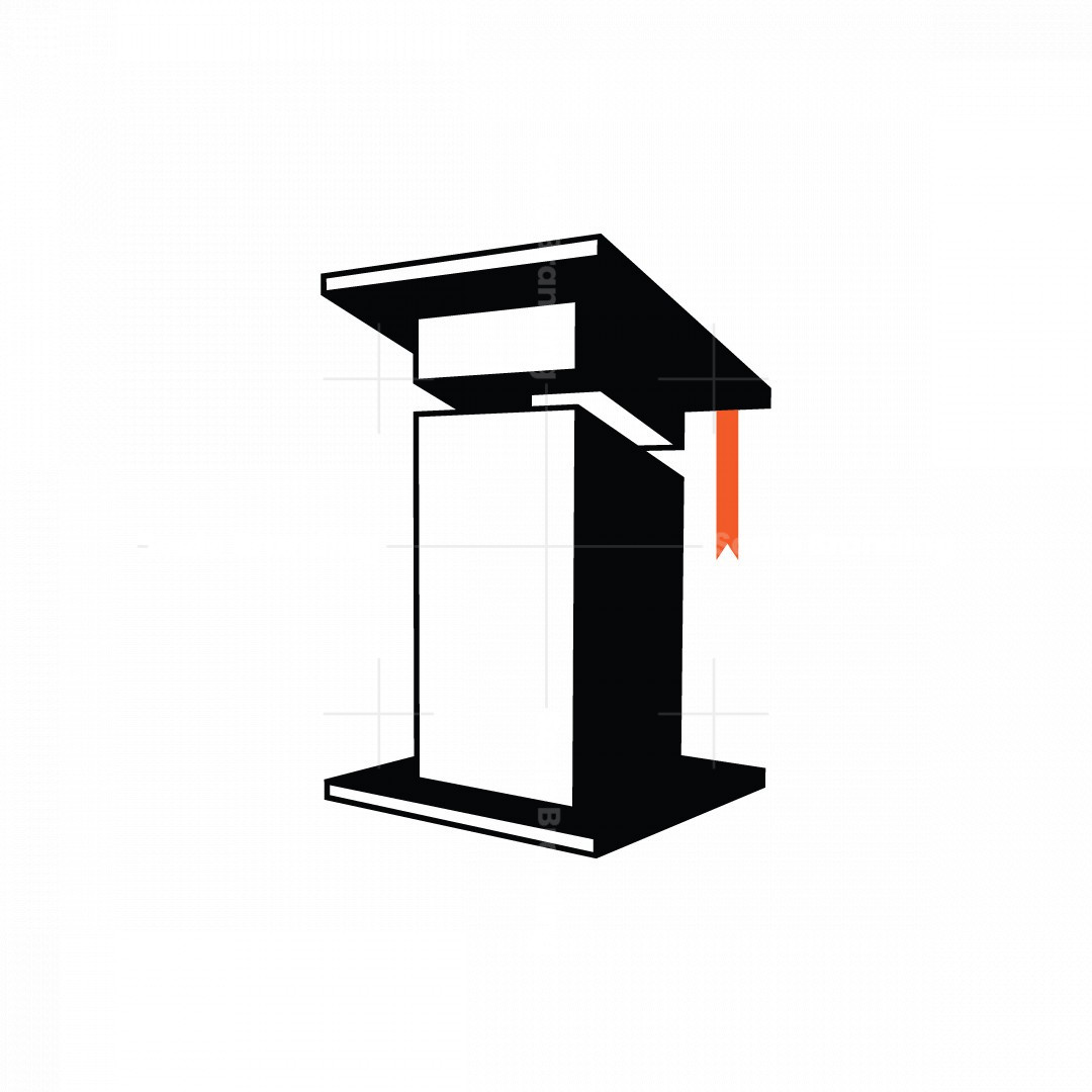 Lectern Logo Custom Podium And Lectern Plaques For Corporation,