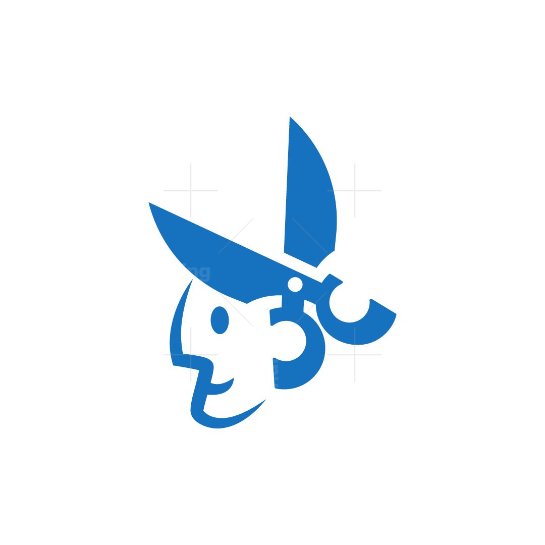 Scissor Man Logo | Scalebranding